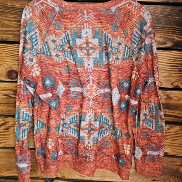 Source Unknown | Tops | Multicolor Western Sweatshirt | Poshmark